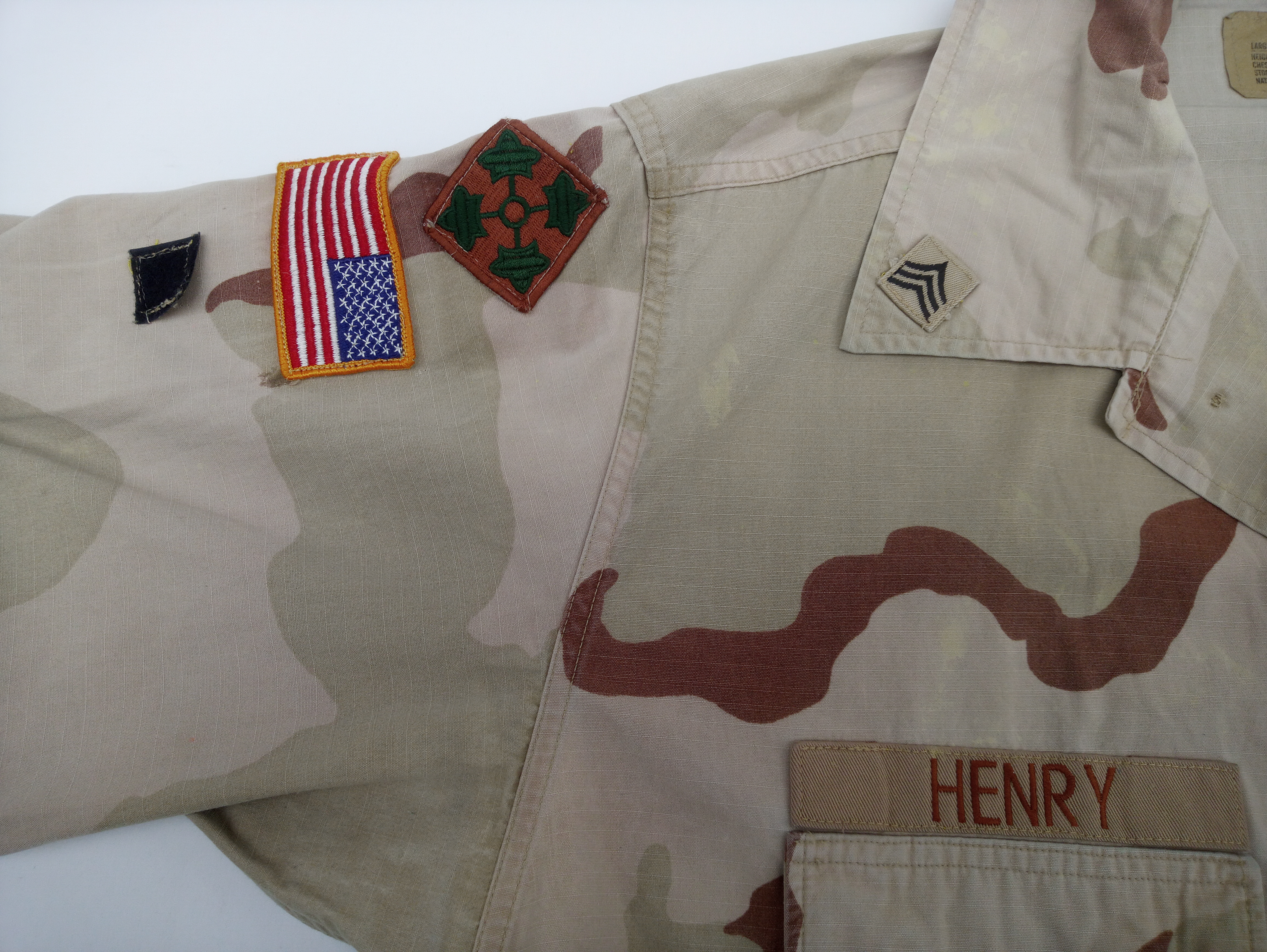 Us Army 3Color Desert Rip Stop Henry - PXPrato