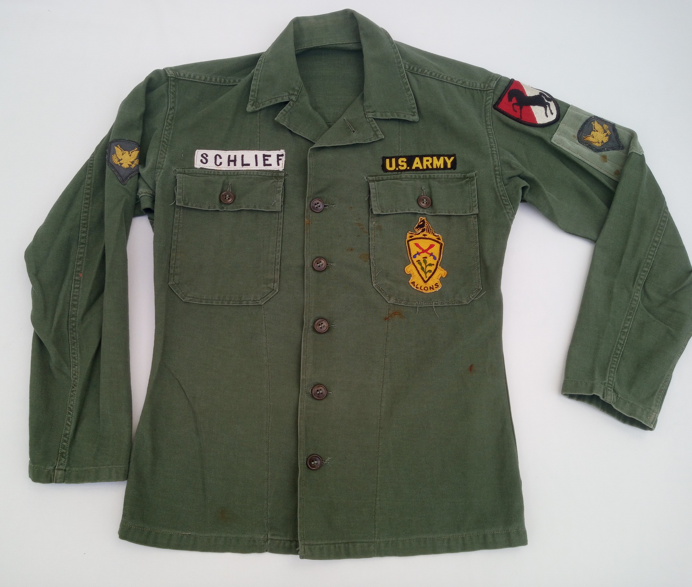 Us Army OG-107 1° Type SCHLIEF Tg Small - PXPrato