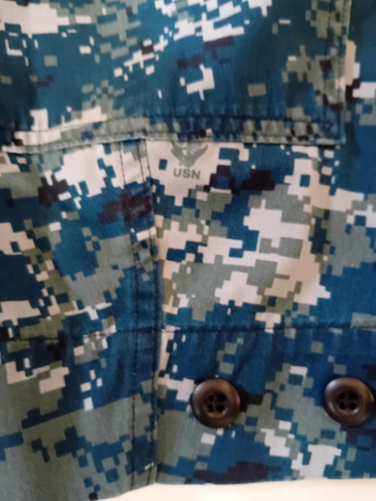 US NAVY Camicia USN Marine corps Digital Marpat blu JEFFERSON - PXPrato