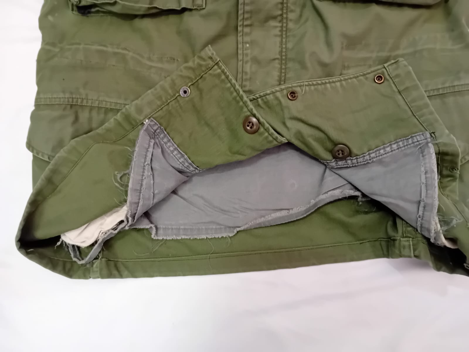 Field Jacket M65 Vietnam War U.S.ARMY LOGAN Verde Oliva Giacca Militare ...