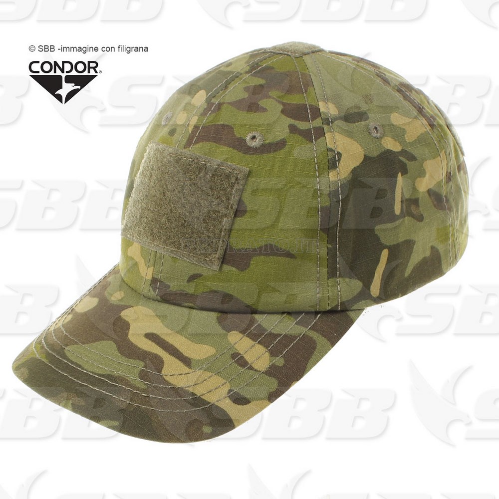 Berretto Velcri CONDOR Tactical Cap MultiCam Tropic - PXPrato