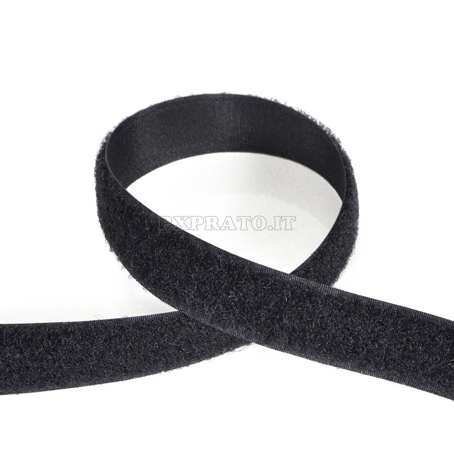 Velcro Femmina Asola Nero 3 cm x 1 mt - PXPrato