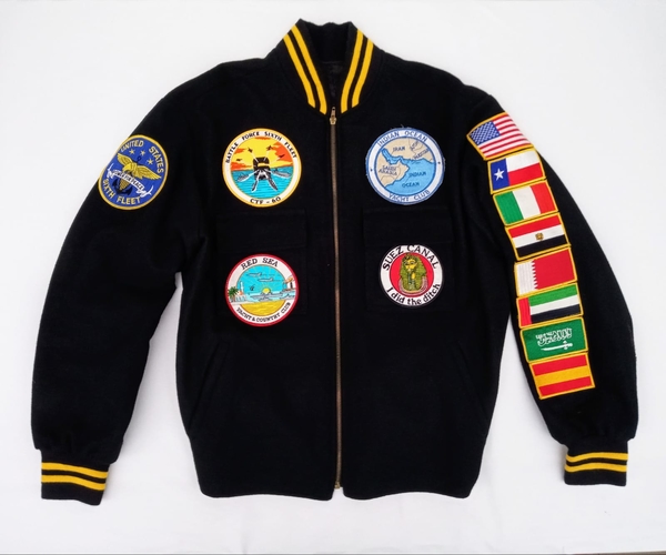 Souvenir Jacket US Navy USS Roosevelt CVN 71 Med Cruise 1993 - PXPrato