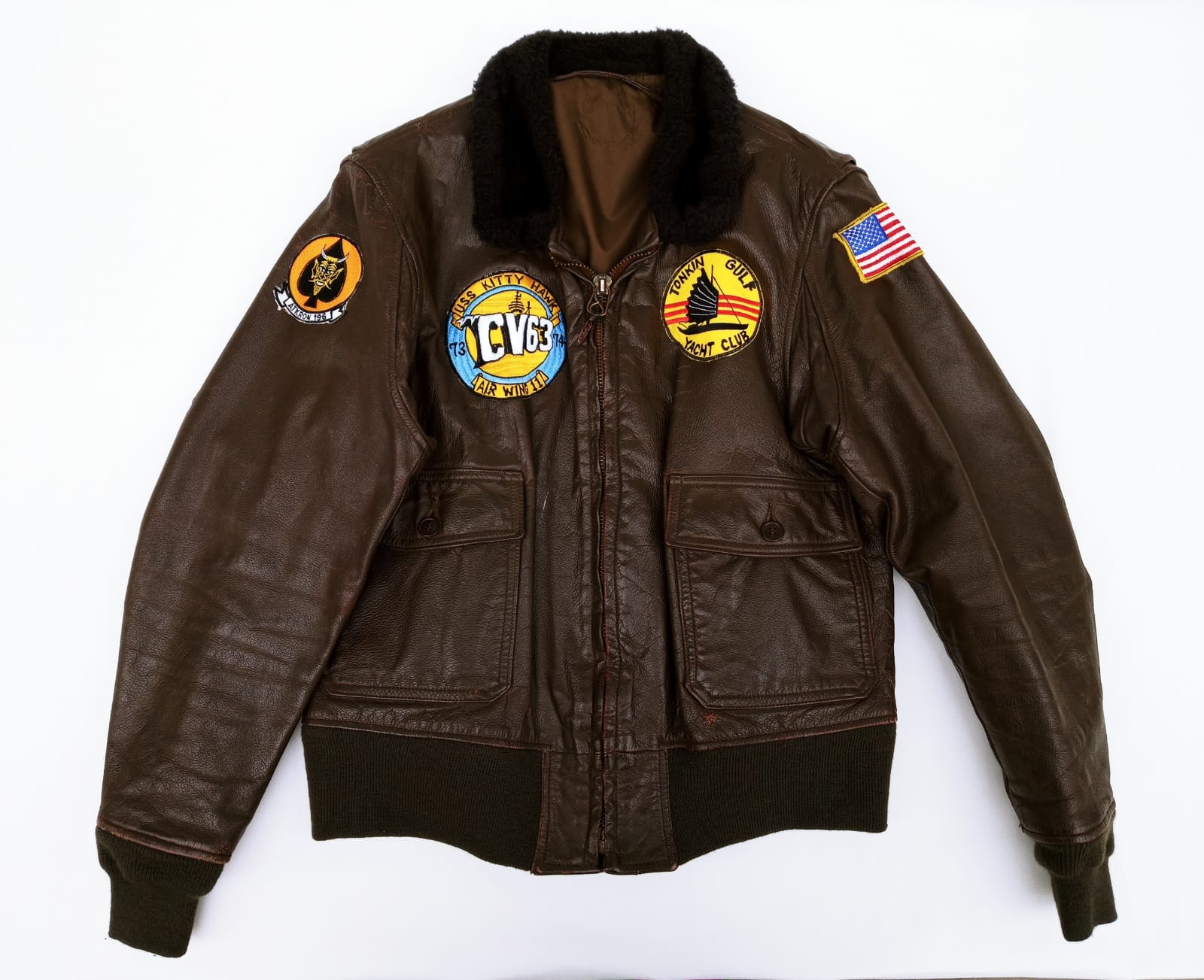 Us Navy Flying Jacket G1 Kitty Hawk Tg 40 - PXPrato